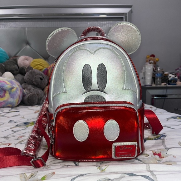 Loungefly | Bags | Loungefly Disney 0 Platinum Mickey Mouse | Poshmark